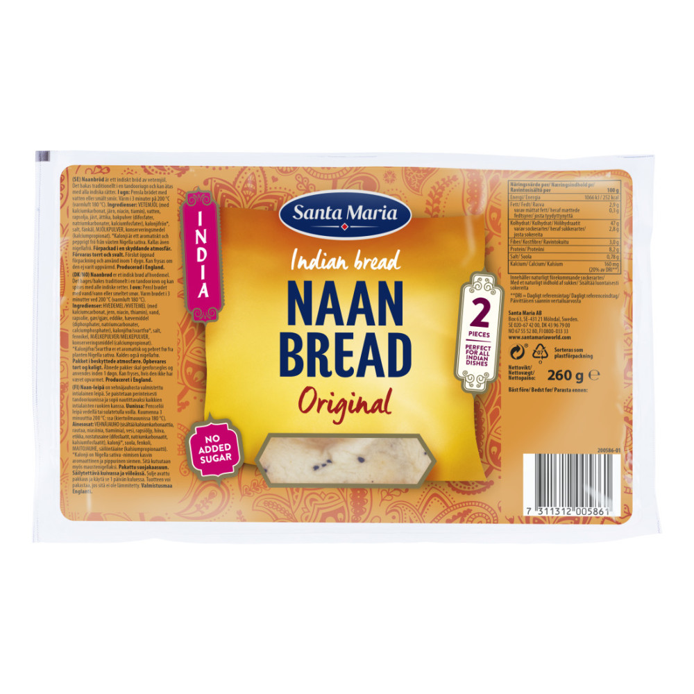 SAN BRÖD 260G NAAN ORIGIN – Köp till inköpspris | Buyersclub