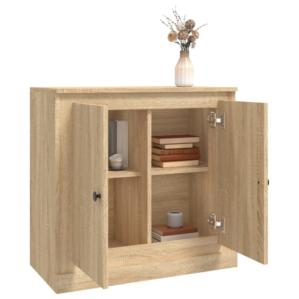 Köp Skänk sonoma-ek 70x35,5x67,5 cm konstruerat trä online