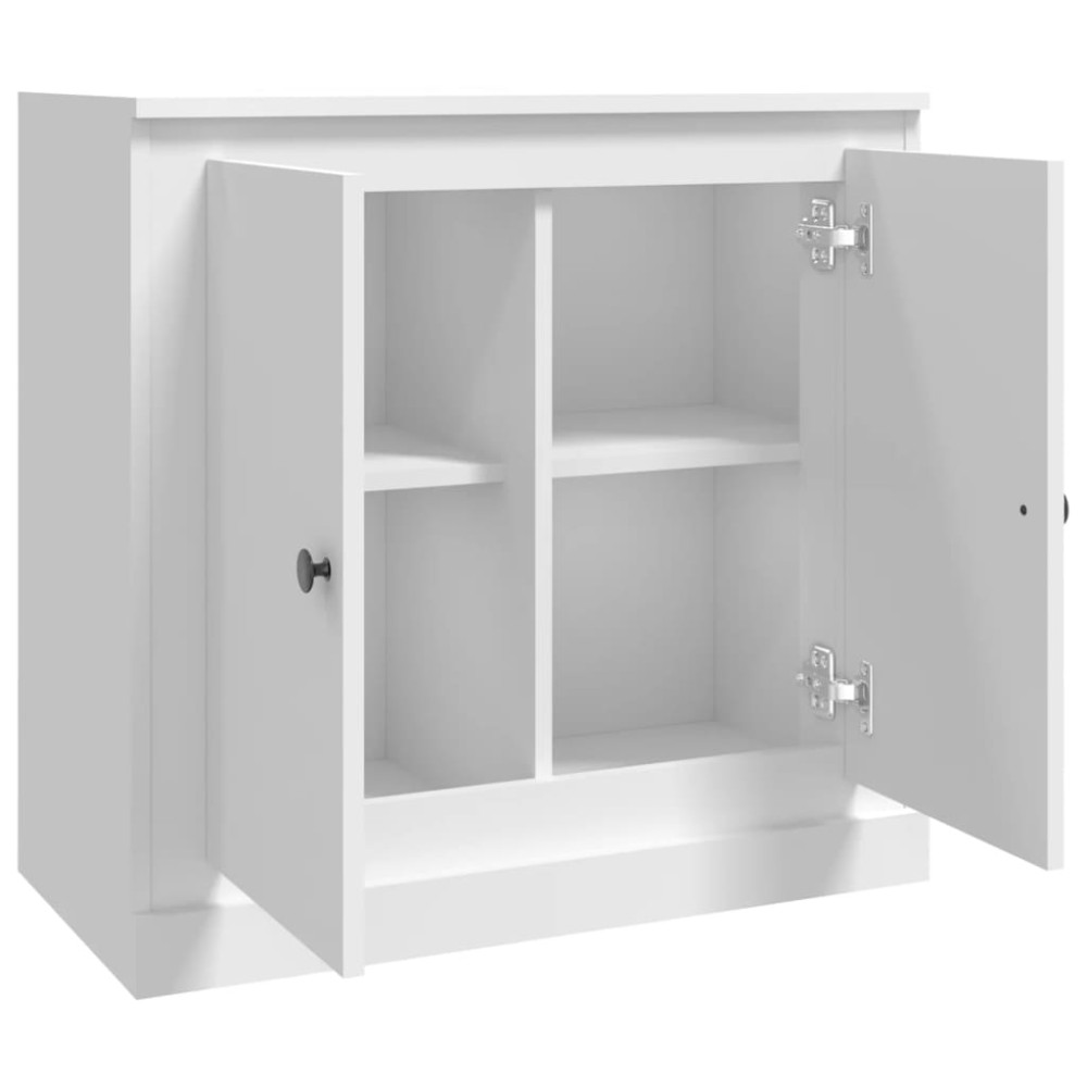 Köp Förvaringsskåp vit 70x35,5x67,5 cm konstruerat trä onlin...