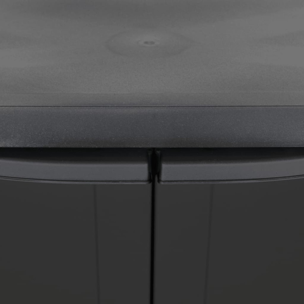 Köp Förvaringsskåp för trädgården svart 65x37x85 cm PP onlin...