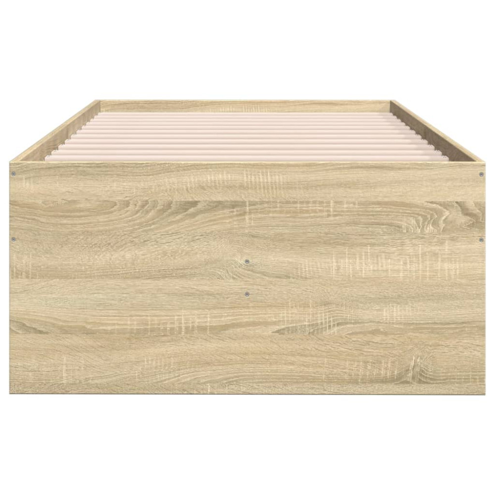 Köp Dagbädd med lådor utan madrass sonoma-ek 75x190 cm onlin...