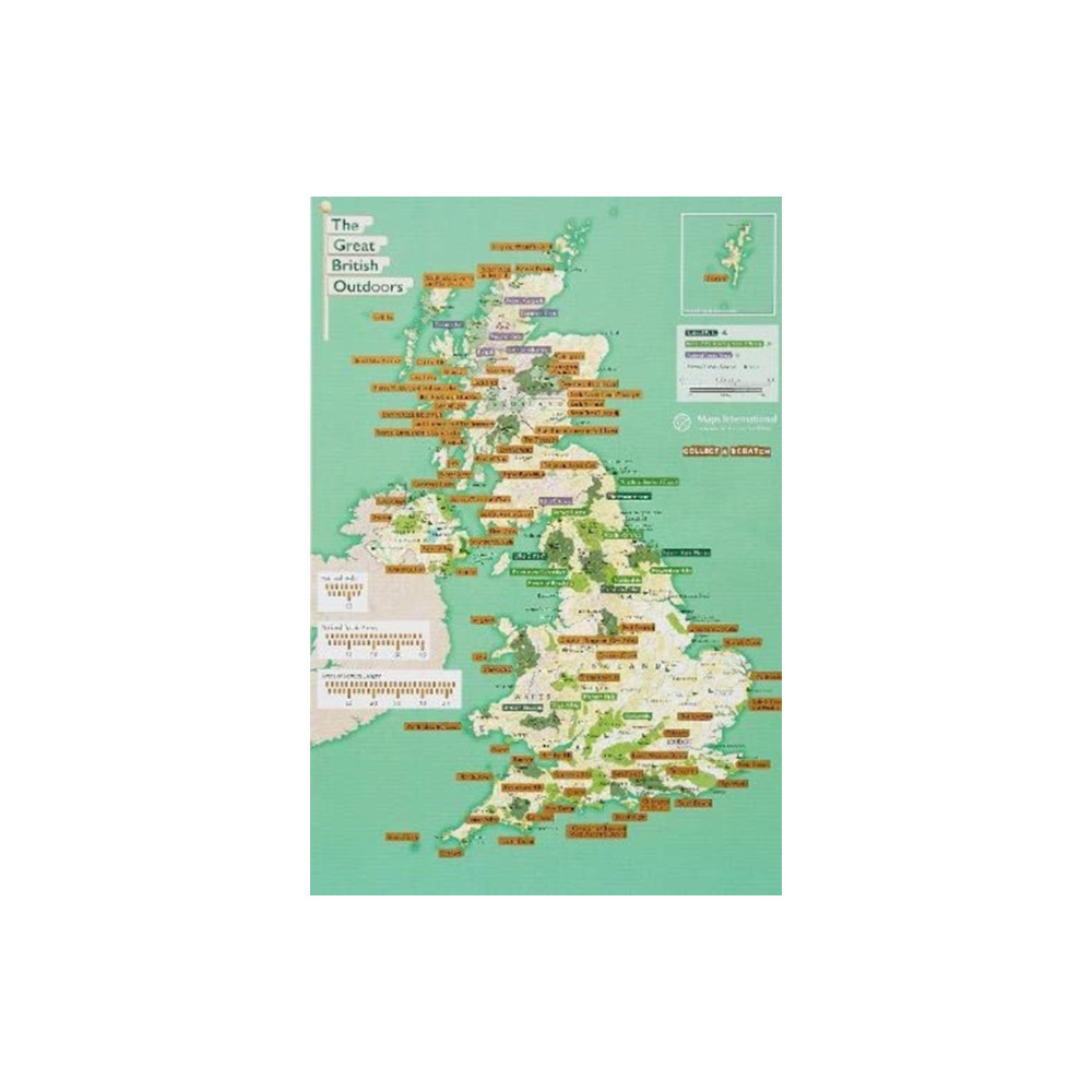 Köp The Great British Outdoors - Collect and Scratch Map onl...