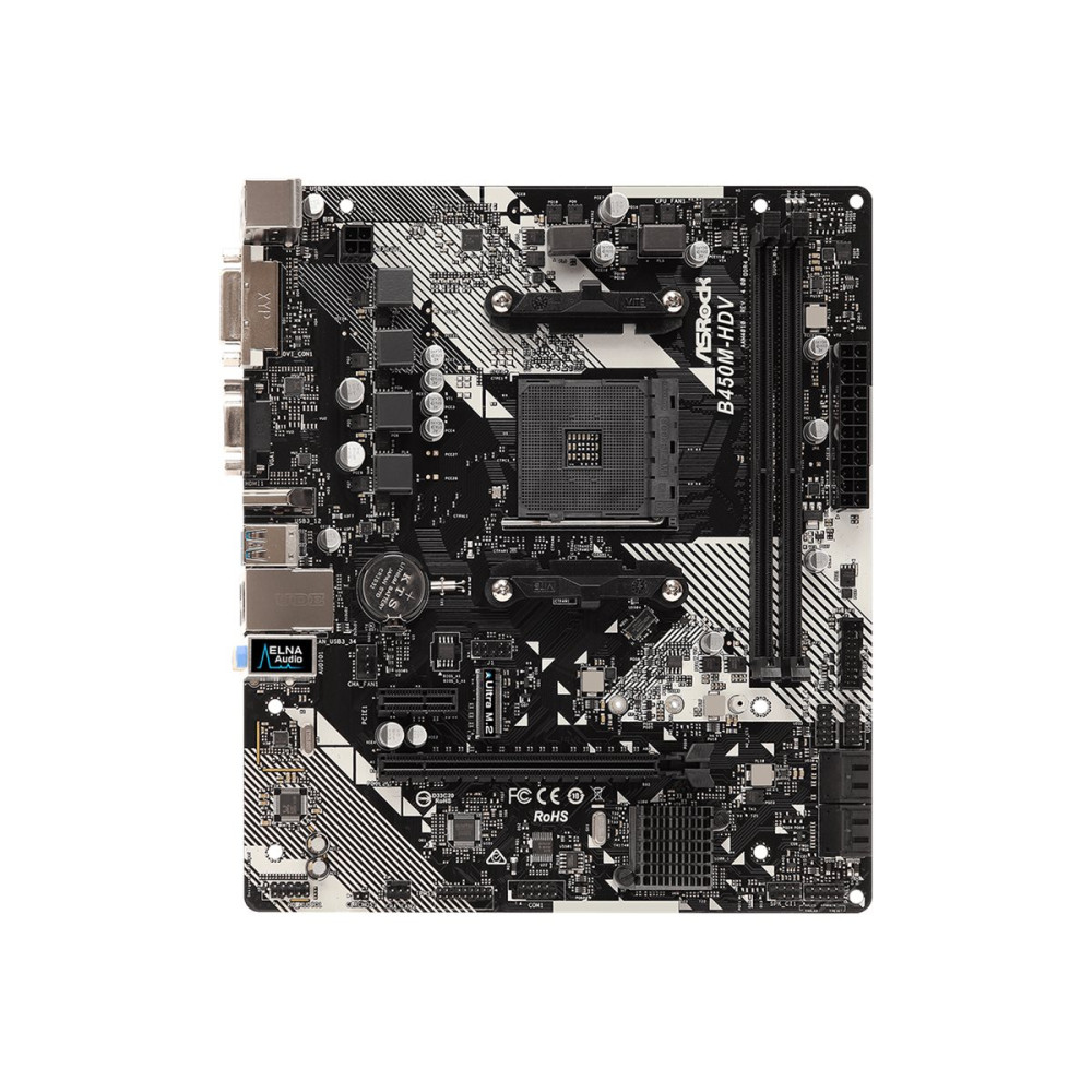 Köp ASRock B450M-HDV R4.0 - moderkort - micro ATX - Socket A...