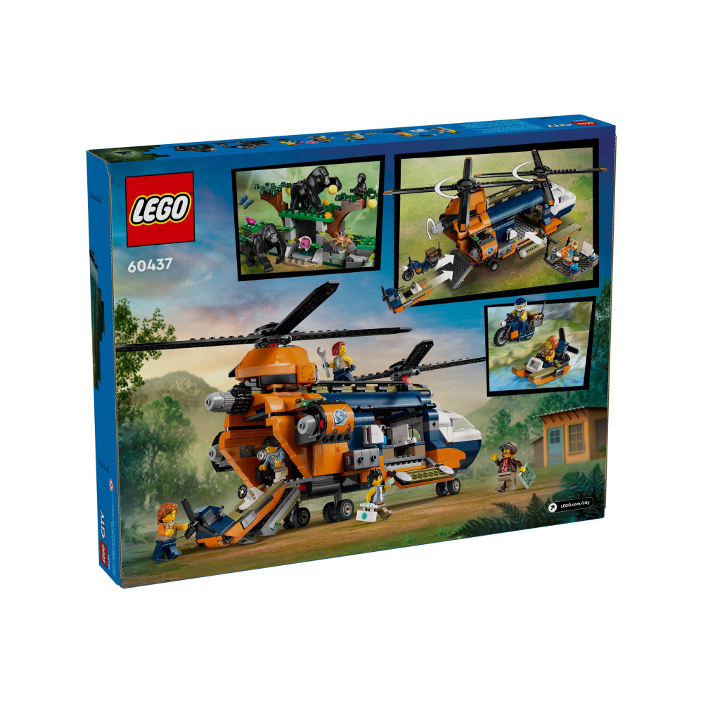 Köp LEGO City 60437 - Jungle Explorer Helicopter at Base Cam...