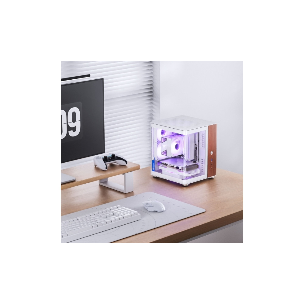Köp Jonsbo TK-0 PC Gehäuse Mini-Tower Mini-ITX Tempered Glas...