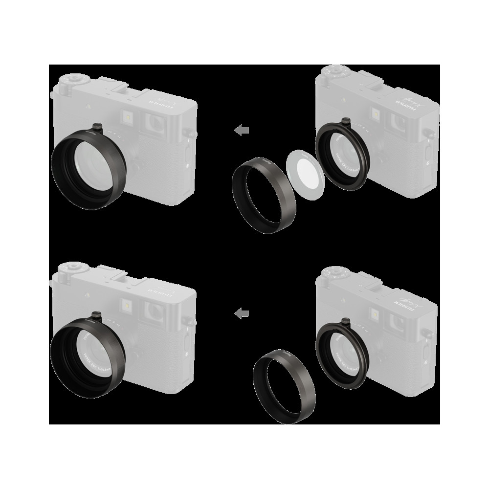 SmallRig 5709 Shading Hood for FUJIFILM X half Charcoal Silv...