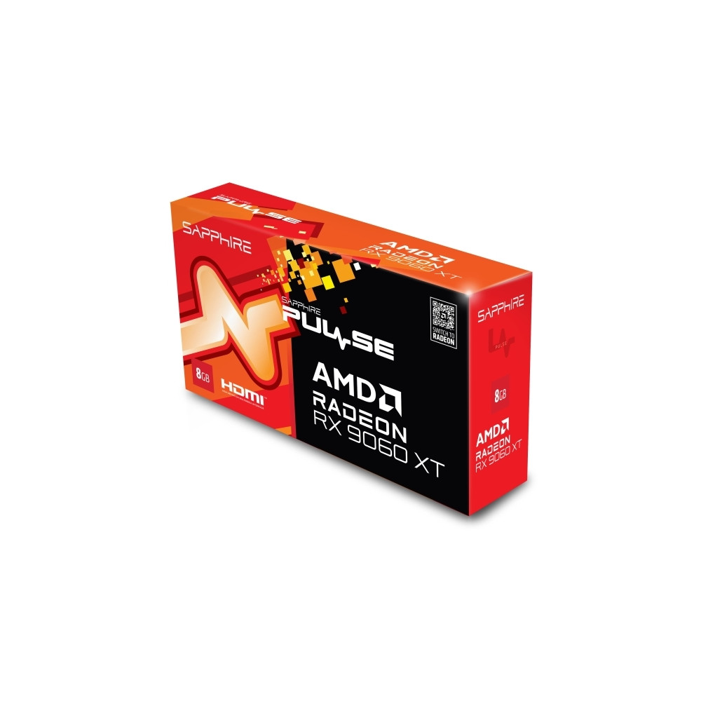 Sapphire Pulse Radeon RX 9060 XT 8GB - grafikkort - Radeon R...