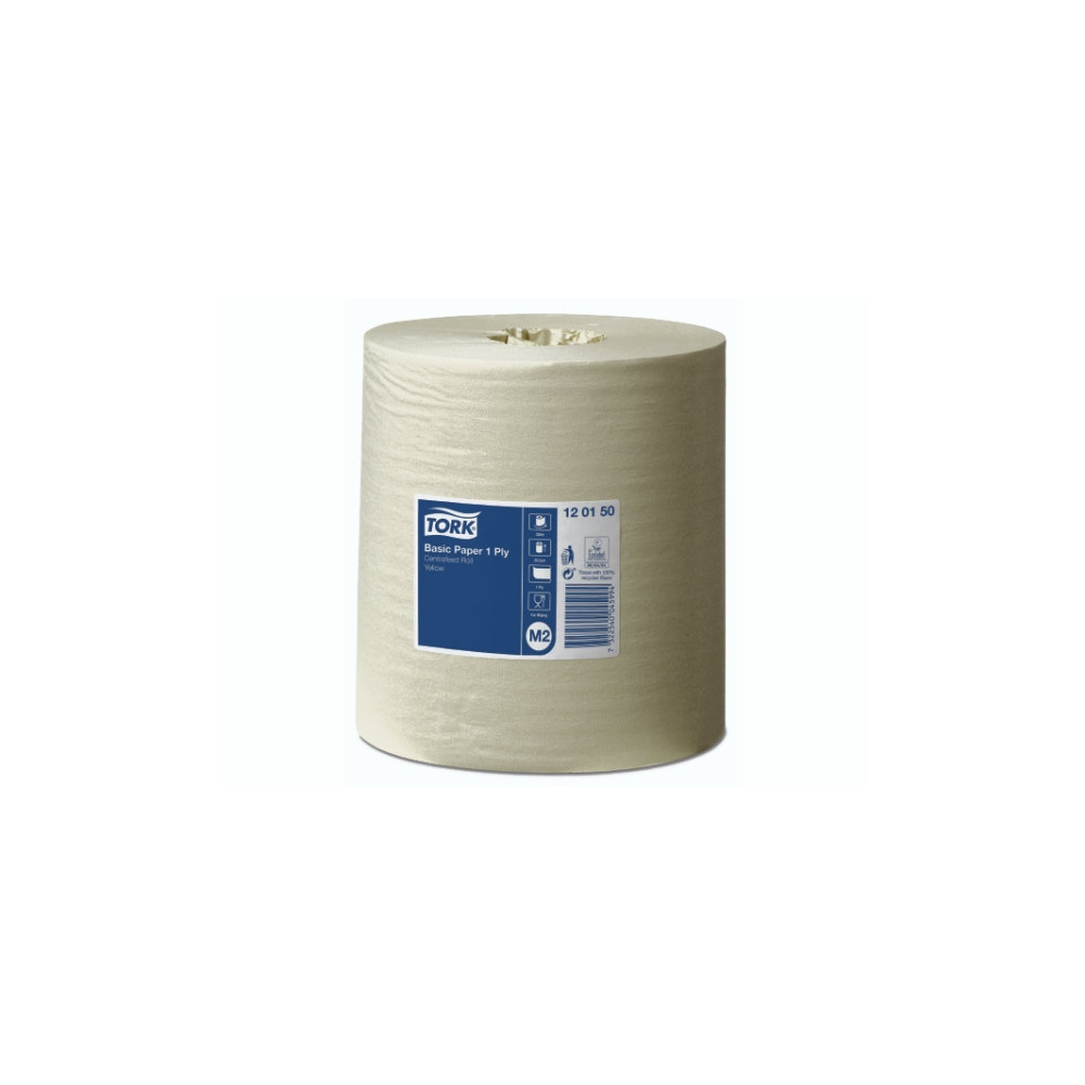Allroundpapper Tork® M2 Basic centerfeed 120150, 1-lagers, f...