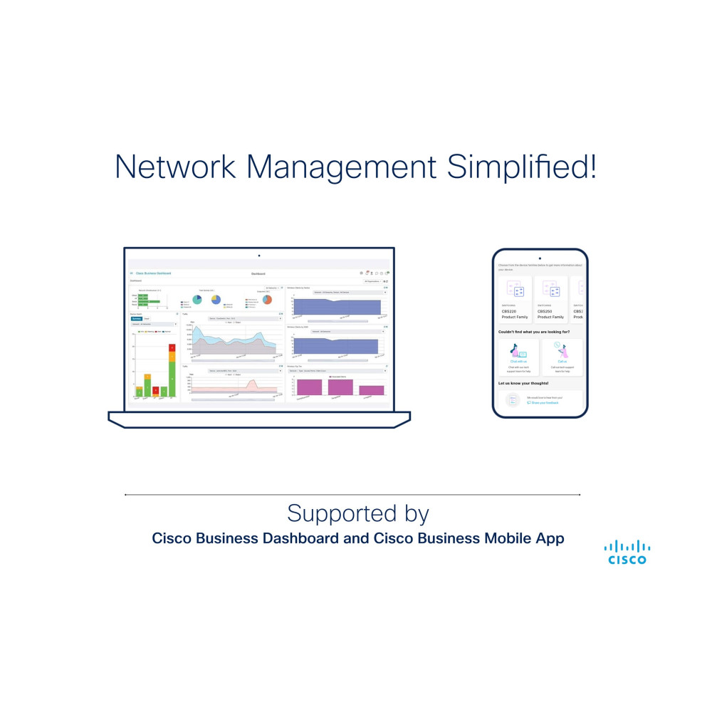 Cisco Catalyst 1300-48T-4X - switch - 48 portar - Administre...